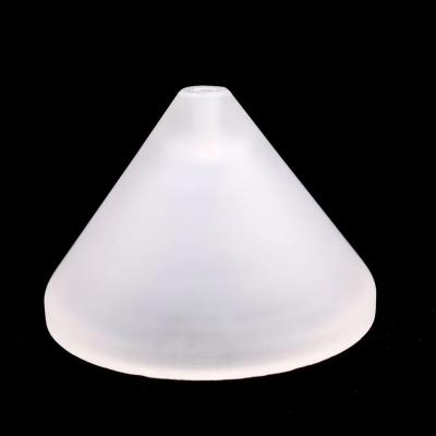 China 99.95% Pure SiO2 Frosted Quartz Cone Heat Resistant For Chemical Industry for sale