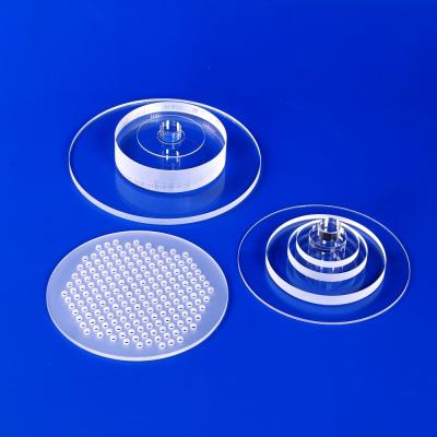 China Customized Fused Silica Clear Quartz Sheet Quartz Plate UV Quartz Glass Panel for sale