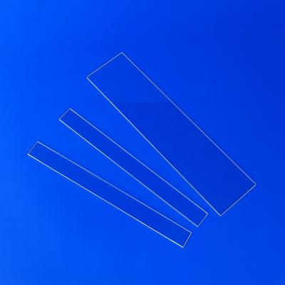 China Custom Optical Grade Fused Quartz Glass Plates 0.2mm 0.3mm 1.0mm 6.0mm for sale