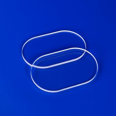 China Custom Perforated Glass Fabricated Quartz Glass with Drilling Cutting Polishing Service for sale