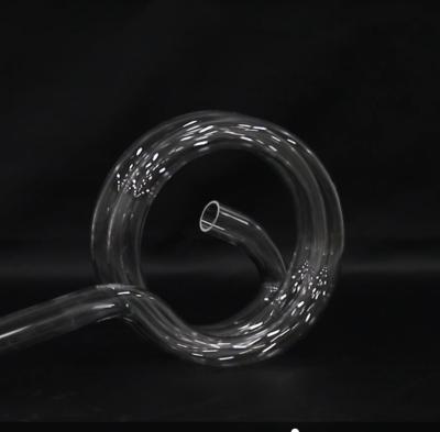 China Tubular Spiral Quartz Glass Coils Heaters High Temperature Resistant Customized Glass Tubing for sale