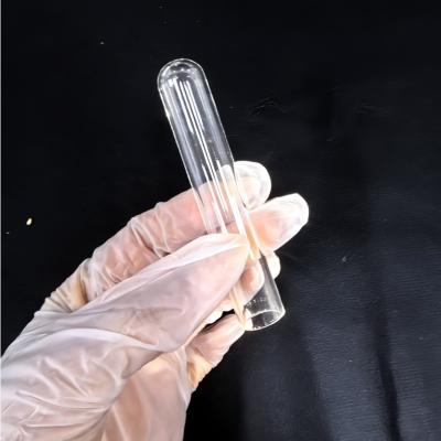 China One End Sealed Quartz Test Tubes High Purity Transparent Clear Glass Tubing for Laboratory Use for sale