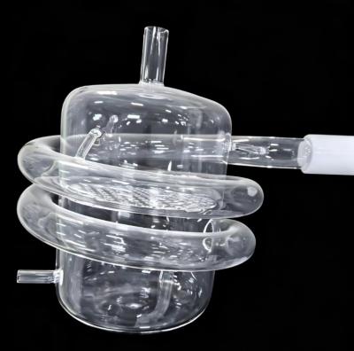 China Custom Laboratory Instrument Clear Quartz Bottle High Temperature Resistant for sale