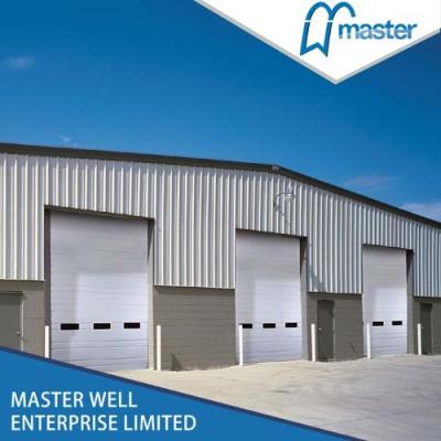China Sectional industrial door/Industrial door with pedestrian door for sale