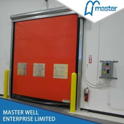 China customized size pvc rolling shutter door/ customized color pvc high speed roll up door for sale