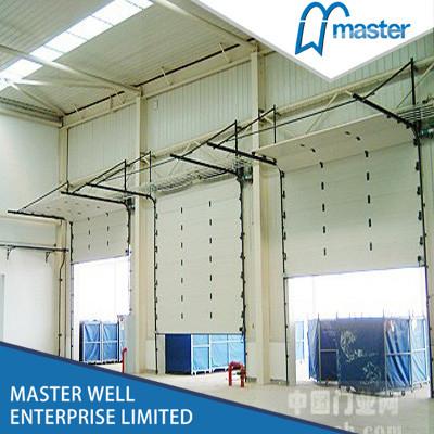 China High lifting steel pu foamed industrial door/ industrial steel door for factory use for sale