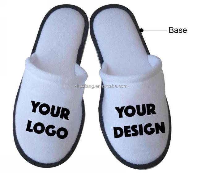 Factory wholesale Closed Toe White Disposable Hotel Slippers SPA Slippers, Disposable hotel slipper, Terry hotel slippers
