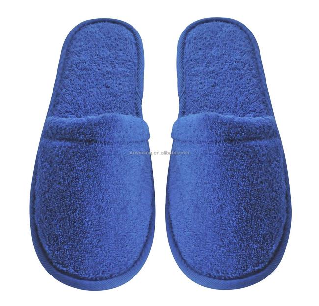 Factory wholesale Closed Toe White Disposable Hotel Slippers SPA Slippers, Disposable hotel slipper, Terry hotel slippers