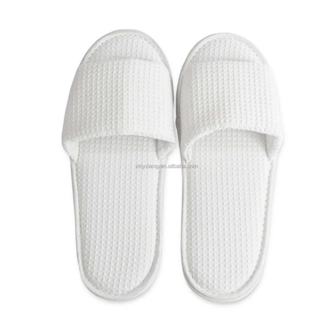 Factory wholesale Terry Cloth Hotel Slipper, Custom SPA Slippers, Disposable Open Toe Towelling Spa Slippers