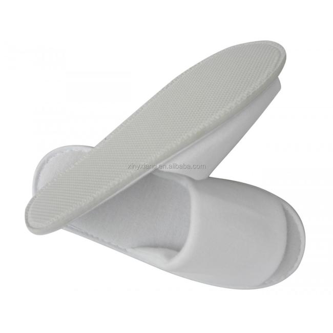 Factory wholesale Terry Cloth Hotel Slipper, Custom SPA Slippers, Disposable Open Toe Towelling Spa Slippers