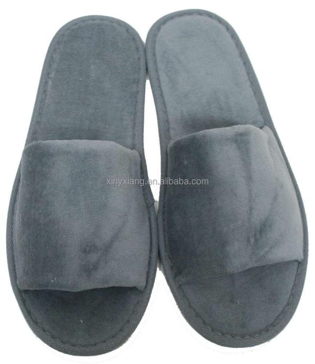 Factory wholesale Terry Cloth Hotel Slipper, Custom SPA Slippers, Disposable Open Toe Towelling Spa Slippers