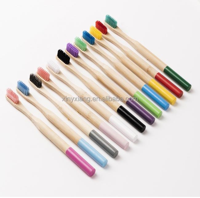 Factory Wholesale Natural Bamboo Toothbrushes Soft Bristles Bamboo Handle Toothbrush for Home Hotel Travel Use
