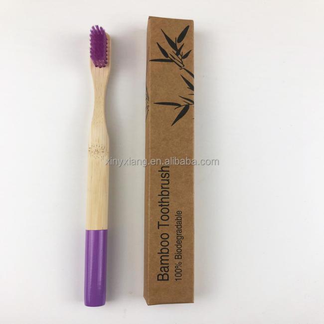 Factory Wholesale Natural Bamboo Toothbrushes Soft Bristles Bamboo Handle Toothbrush for Home Hotel Travel Use