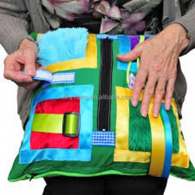 Factory custom Fidget Quilts, Fidget Blanket- Fidget Pillowcase Cover for Those Suffering from Memory Loss and Dementia 05