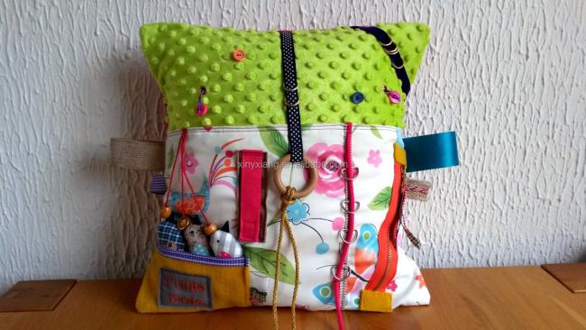 Factory custom Fidget Quilts, Fidget Blanket- Fidget Pillowcase Cover for Those Suffering from Memory Loss and Dementia 05