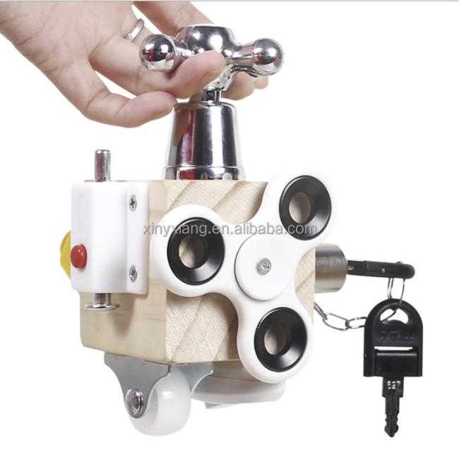 Factory Wholesale&Custom Mini sensory board Travel busy board Busy cube for toddler, Mini Travel Toy Fidget Cube Board Busy Cube