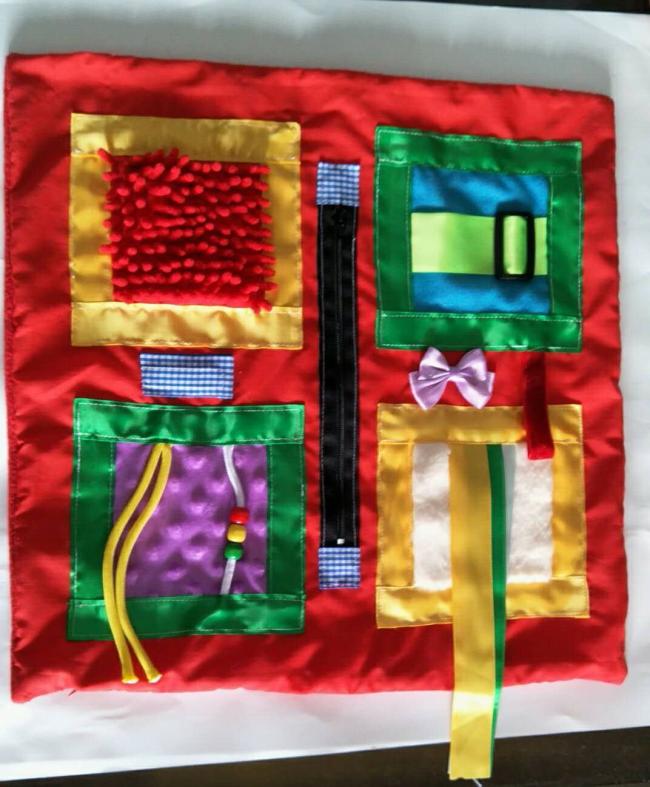 Factory custom Fidget Quilts, Fidget Blanket- Fidget Pillowcase Cover for Those Suffering from Memory Loss and Dementia 05