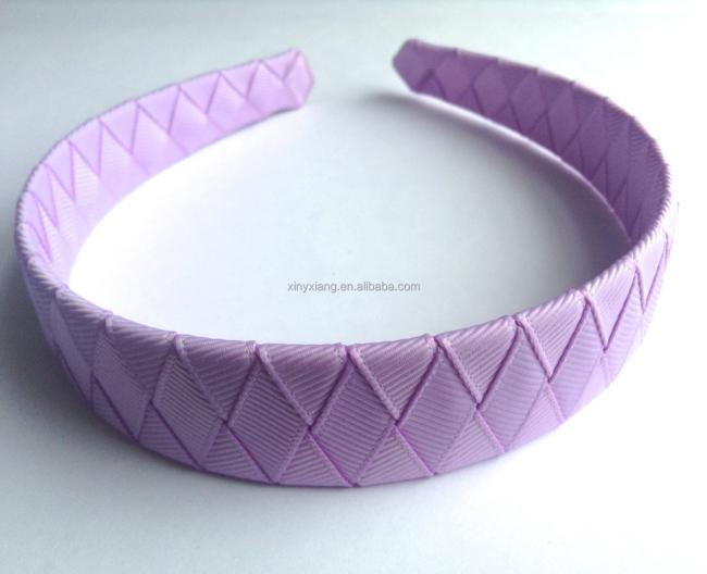 Factory custom Woven Ribbon Headband, Woven Braided Ribbon Hairband, Hand Woven ribbon headband - various colours