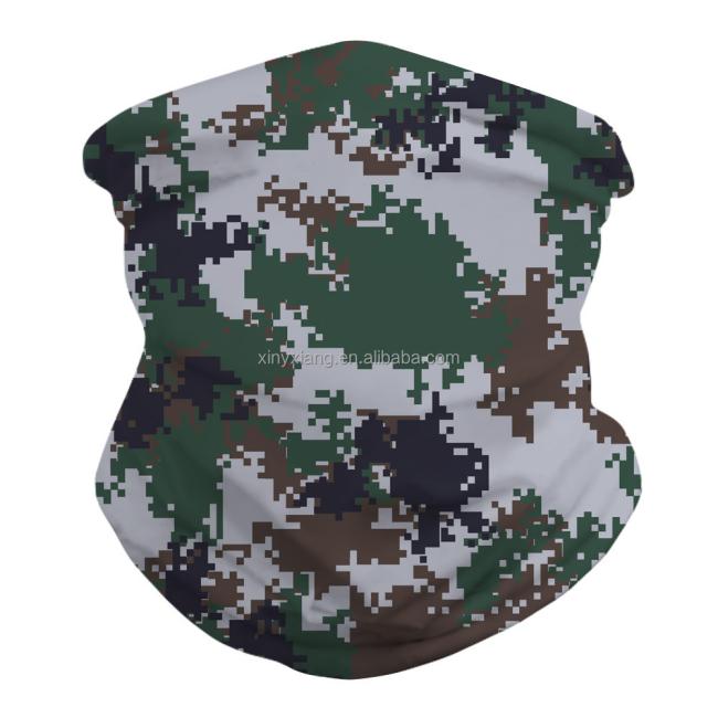 Factory custom Soft Breathable Buffs Sublimation Human Face Bandanas, Pattern Abstract Digital Art Multifunctional Bandanas