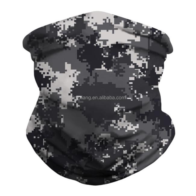 Factory custom Soft Breathable Buffs Sublimation Human Face Bandanas, Pattern Abstract Digital Art Multifunctional Bandanas