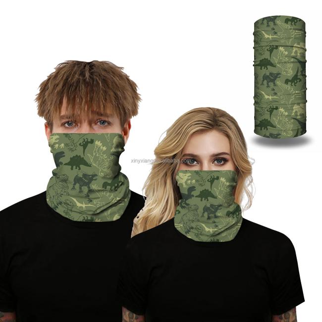 Factory custom Soft Breathable Buffs Sublimation Human Face Bandanas, Pattern Abstract Digital Art Multifunctional Bandanas
