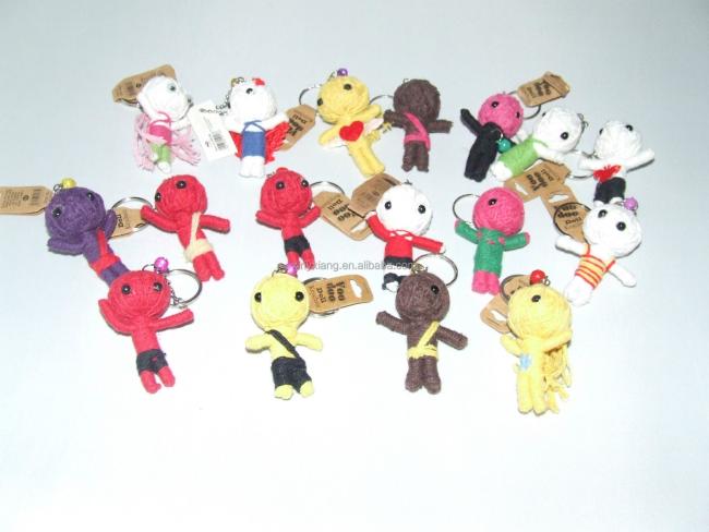 Factory custom Voodoo String Doll Charter Movie Keychain Ornament Accessory Gifts, Voodoo String Doll Keychain Ornament