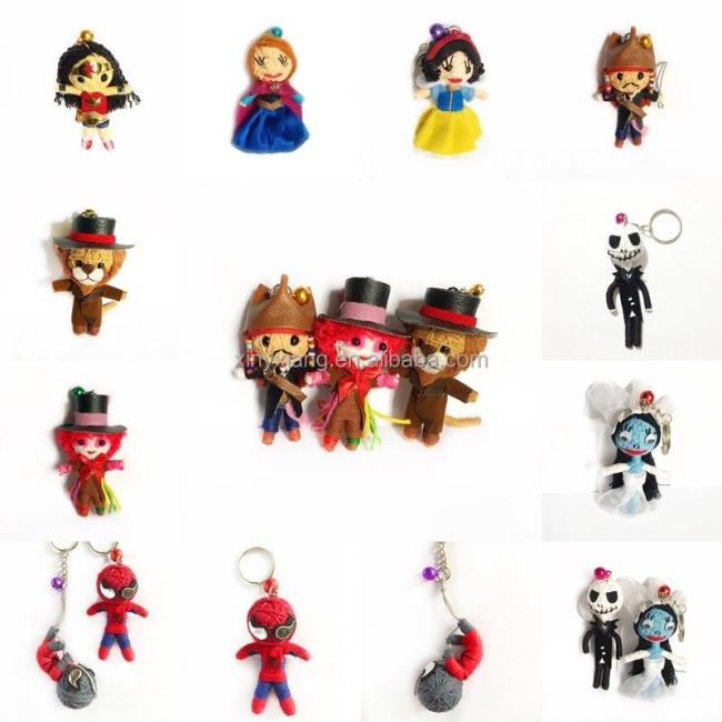 Factory custom Voodoo String Doll Charter Movie Keychain Ornament Accessory Gifts, Voodoo String Doll Keychain Ornament