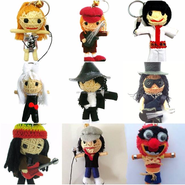 Factory custom Voodoo String Doll Charter Movie Keychain Ornament Accessory Gifts, Voodoo String Doll Keychain Ornament