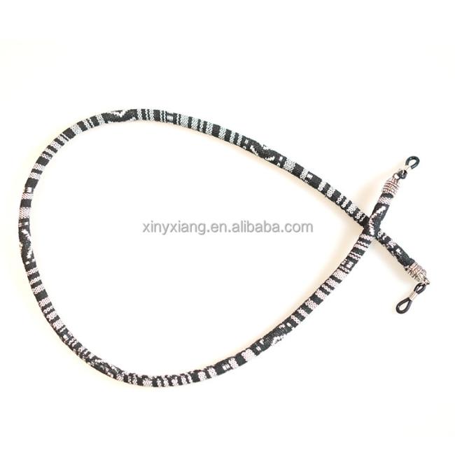 Factory Wholesale 5mm Eyeglass Sunglasses Cord Strap Ethnic Cotton Eyewear Lanyard Glasses Neck Strap String Rope Band Eyewear
