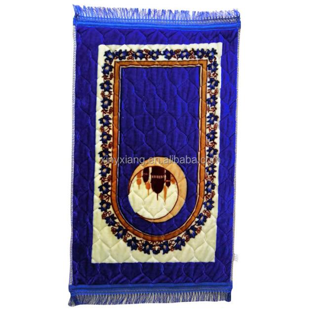 Factory Wholesale Meshcah Prayer Rug, Prayer Rug Carpet Islamic Muslim Salah Meditation Mat, Muslim Prayer Rug Tassels