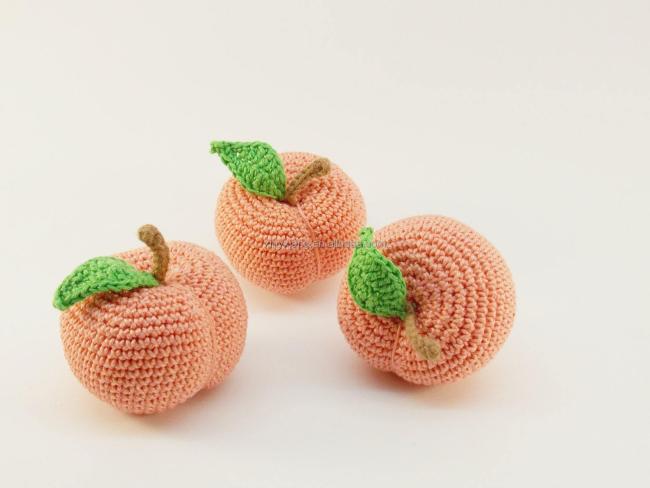 Factory Wholesale handmade crochet amigurumi fruit animal stress ball-Squeeze toy anti anxiety therapy, Crocheted worry pets