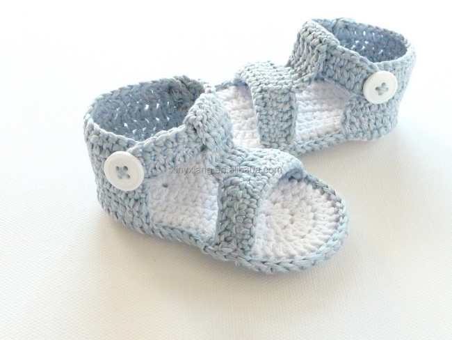 Factory Custom Handmade Crochet Baby Wool Toddler Shoes/Hand Knitted Newborn Baby Booties/Handmade Baby Gifts
