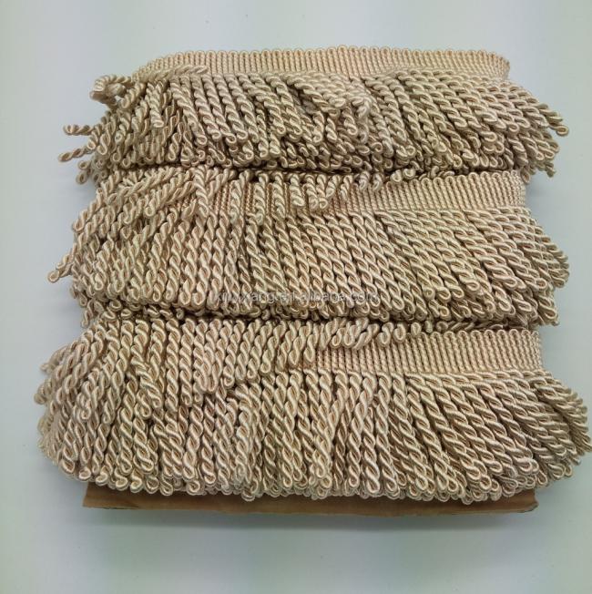 Factory Wholesale Hebrew Israelite Fringes,Bullion Fringe Trim,Curtain Fringes Bullion Fringe Trim with Ribbon,Fabric Trims