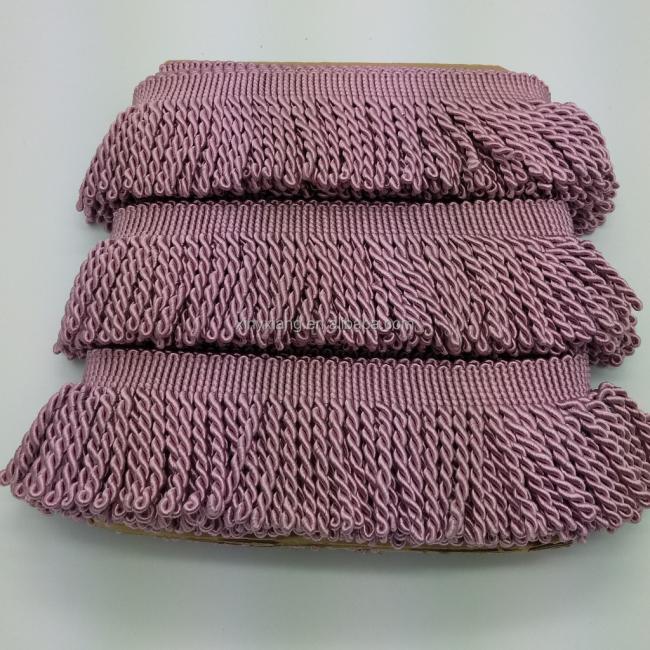 Factory Wholesale Hebrew Israelite Fringes,Bullion Fringe Trim,Curtain Fringes Bullion Fringe Trim with Ribbon,Fabric Trims