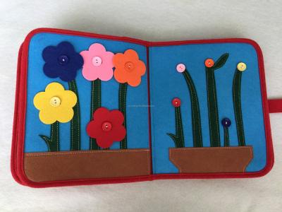 China Factory custom Non Woven Fabric Educational Cloth Book Diy Soft Books for Early Cognitive, My Quiet Book, Activity Busy Book for sale