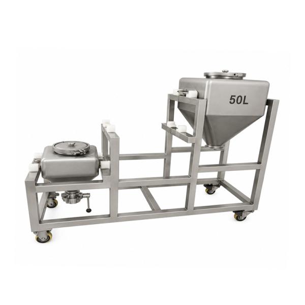 Quality Mobile Laboratory Pharmaceutical Powder Mixer 150L Interchangeable Hopper Mixer for sale