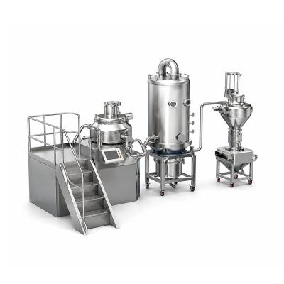 China Enclosed Conveyor Granulation Line Explosion Proof 15kg/Batch Granulation In Pharma for sale