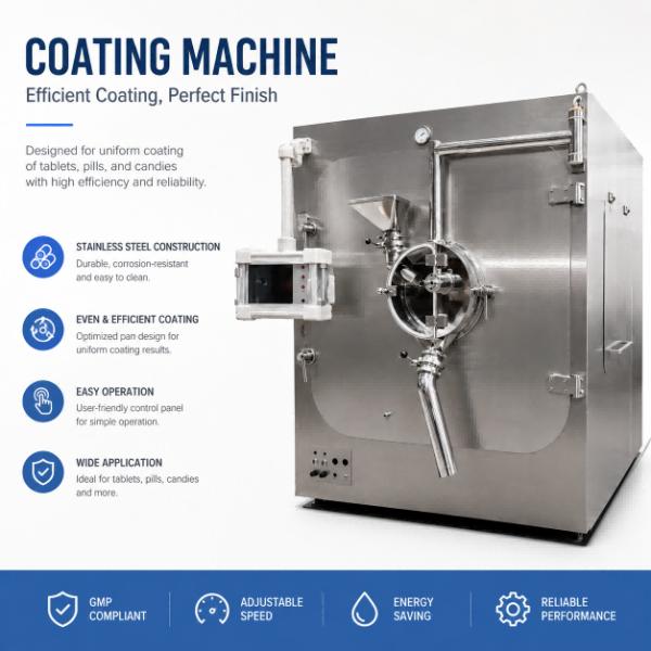 Quality 75dB GMP Design Sugar Coating Machine Pharmaceutical Coating Equipment for sale