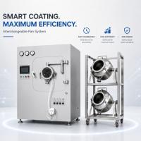 China 5L/Drum Automatic Tablet Coating Machine Laboratory Research Pharmaceutical Tablet Coating for sale