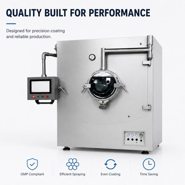 Quality BGX-350F High-efficiency Automatic Film Coating Machine With Reverse Discharge for sale