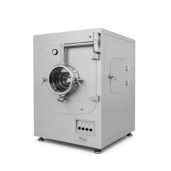 Quality PLC Pharmaceutical Coating Machine 380V 50Hz Tablet Film Coating Machine for sale
