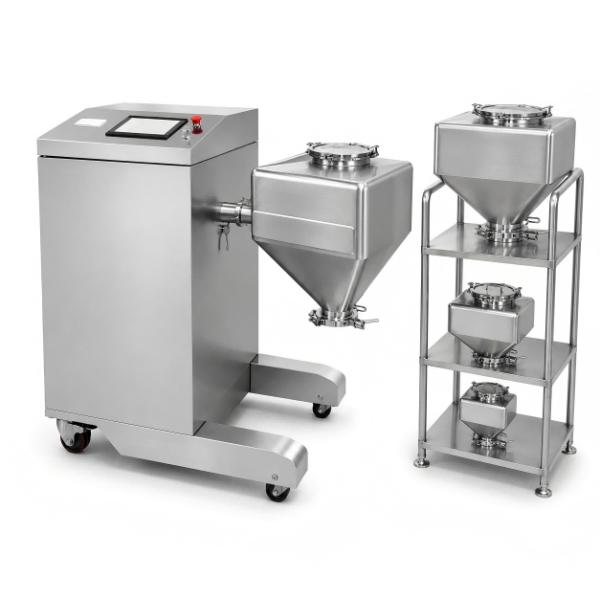 Quality Laboratory Pharmaceutical Powder Mixer Powder Granule Mixing Bin Blender for sale