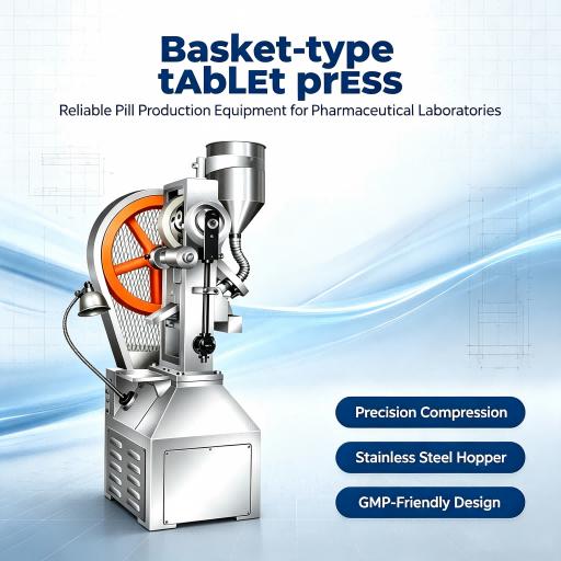 Quality 80KN Fully Automatic Basket Tableting Machine With Continuous Tableting for sale