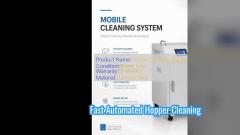 Mobile Pharmaceutical Hopper Cleaning Machine GMP Solution