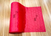 China Red Inflatable Void Fill Air Bubble Packaging 320mm Width 20 Micron Thickness for sale