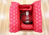 China Red Inflatable Void Fill Air Bubble Packaging 320mm Width 20 Micron Thickness for sale
