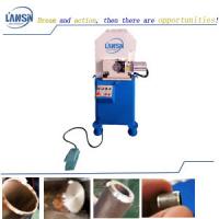 China 1.5kw Semi Automatic Pneumatic Pipe Chamfering Machine 10mm-80mm Single Head for sale