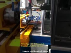 Steel Pipe Tube End Forming Machine Head Reduce Diameter 50*2mm 14MPa