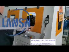 PLC Touch Screen CNC Pipe Notching Machine For Car Headrest