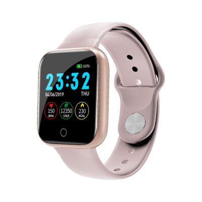 Cina Il materiale e Bluetooth del silicone caratterizzano lo Smart Watch i5 con l'oro di Rosa del touch screen in vendita